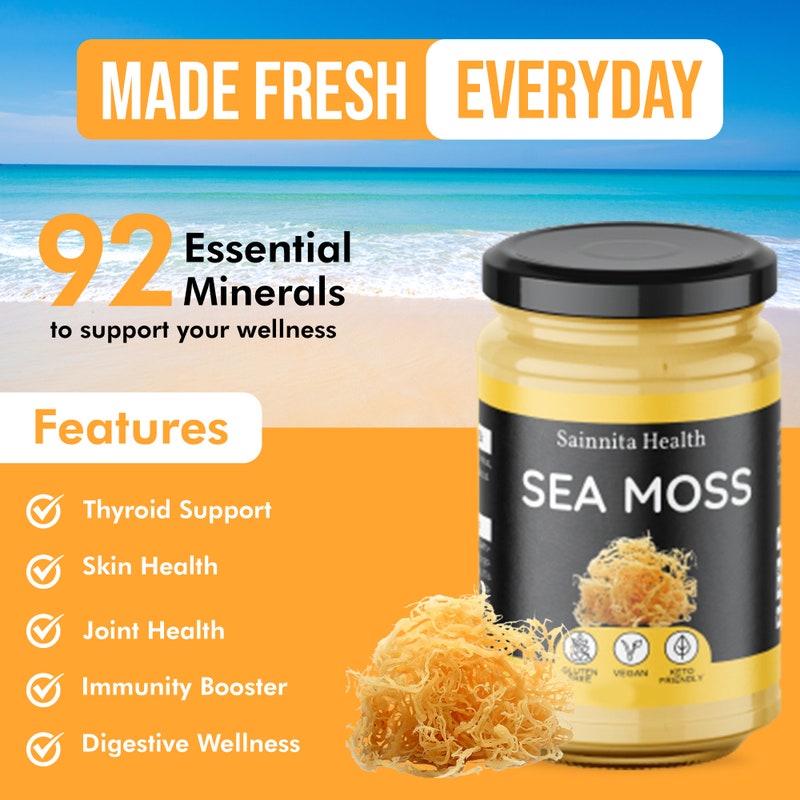 Dr Sebi Sea Moss - Etsy