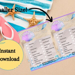 Printable Beach Adventure Scavenger Hunt for Kids | Engaging Activity ...
