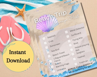 Printable Road Trip Scavenger Hunt for Kids | Engaging Activity for ...