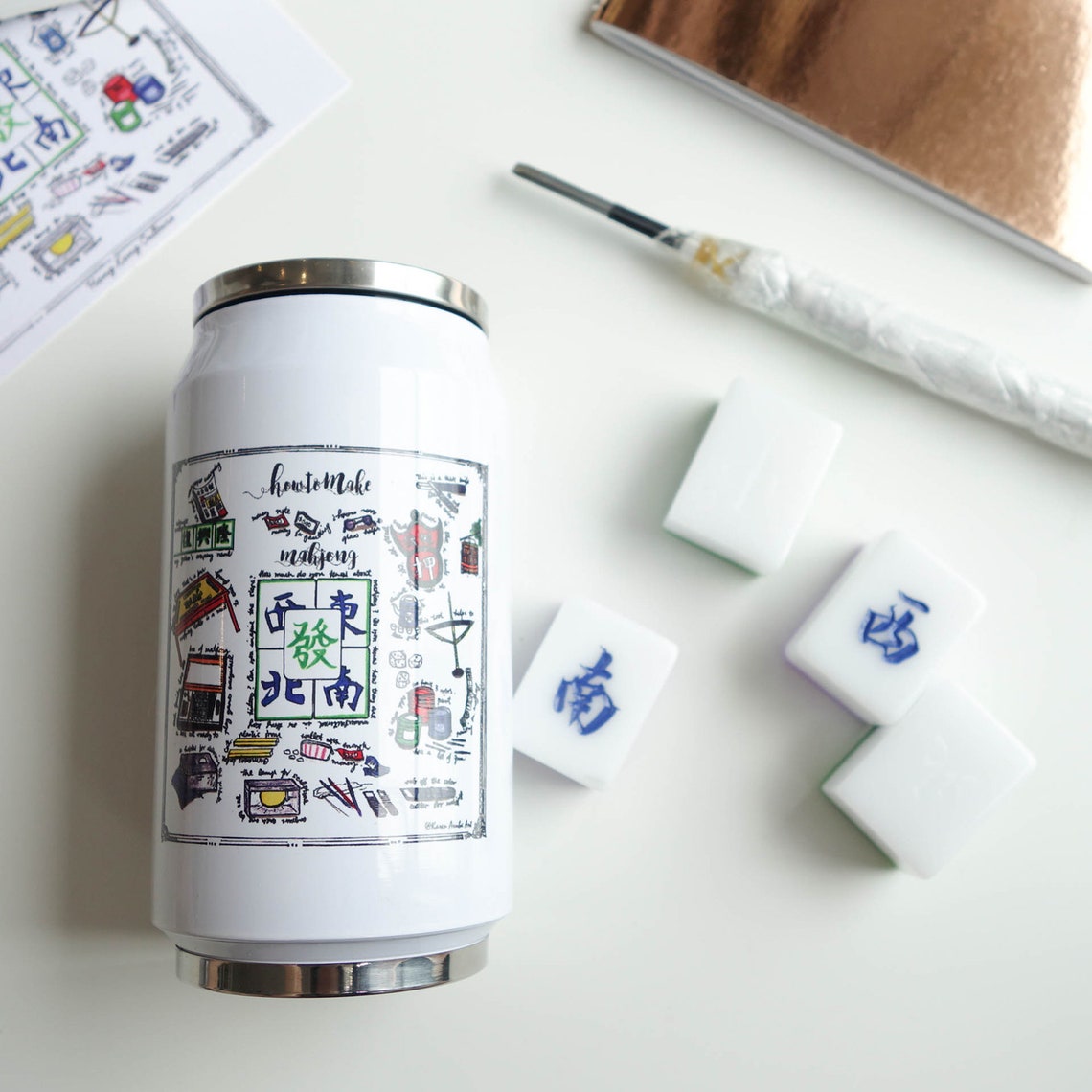 How to Make Mahjng Can-shaped Bottle | Etsy