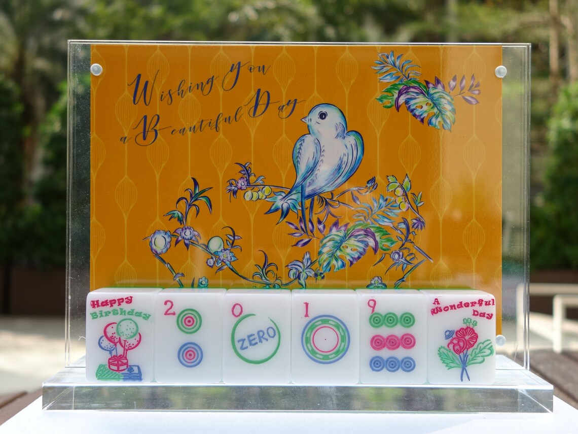 Personalized Mahjong Gift Perfect for Birthdays Weddings - Etsy