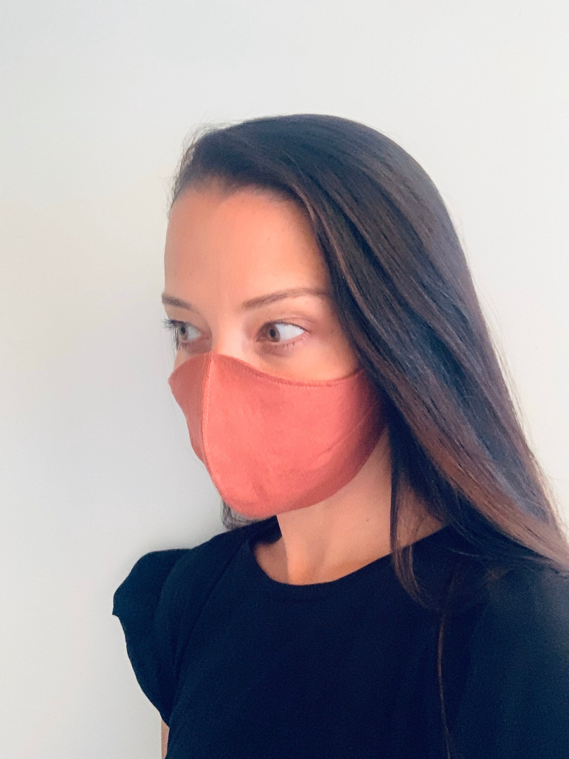 Brick Linen Face Mask Linen Mouth Mask Reusable Washable | Etsy