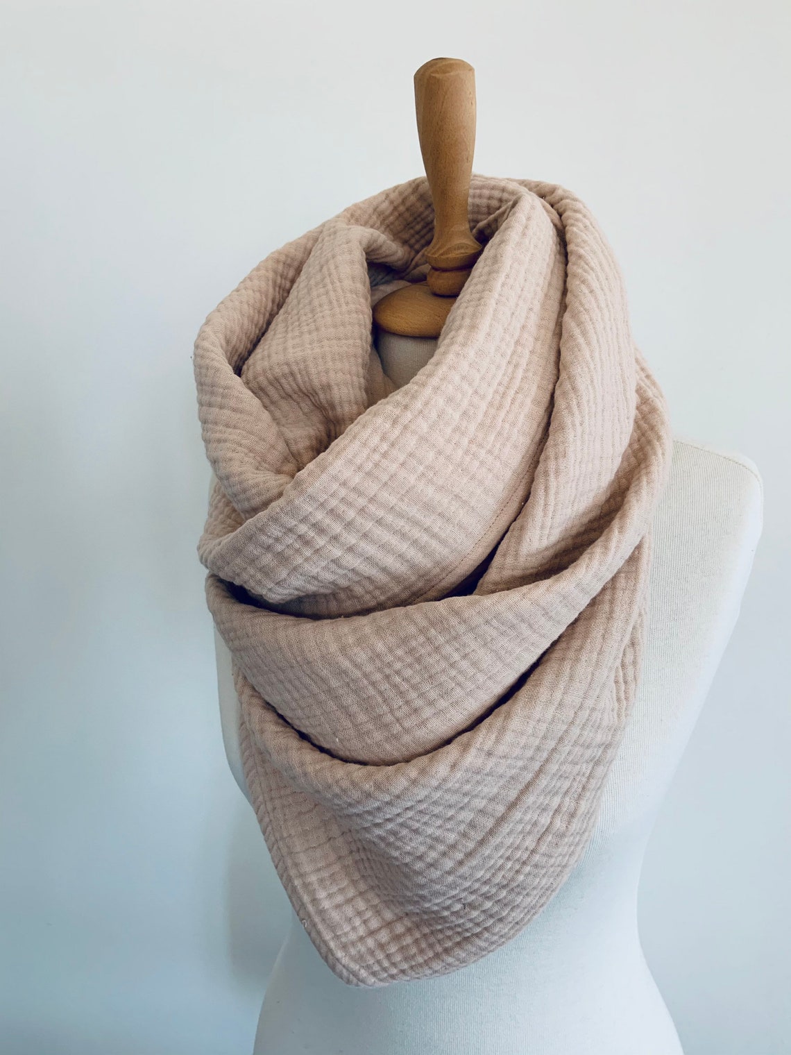 Oversized Beige Scarf Fall Winter Scarves Huge Cotton | Etsy