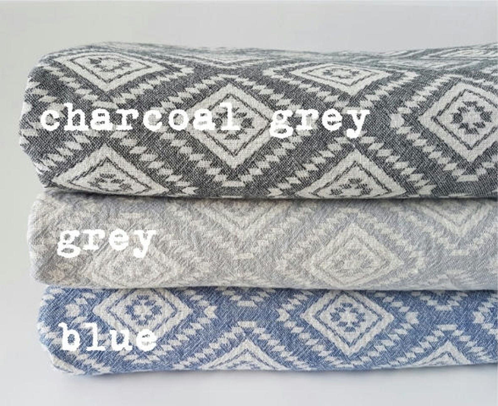 Geometric Blanket Throw 100% Cotton Quilt Bohemian Throw - Etsy