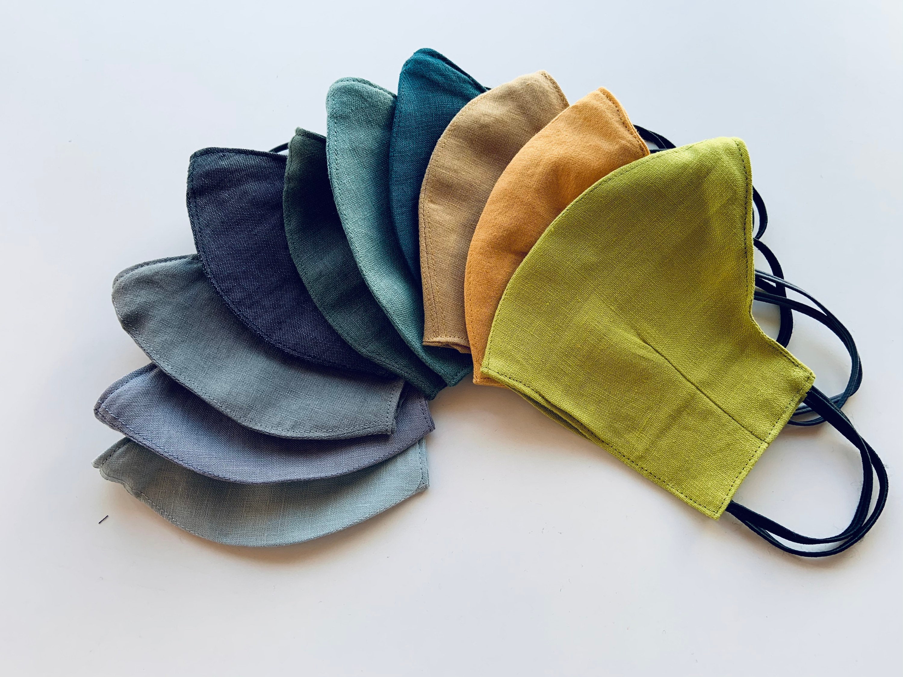 Brick Linen Face Mask Linen Mouth Mask Reusable Washable | Etsy