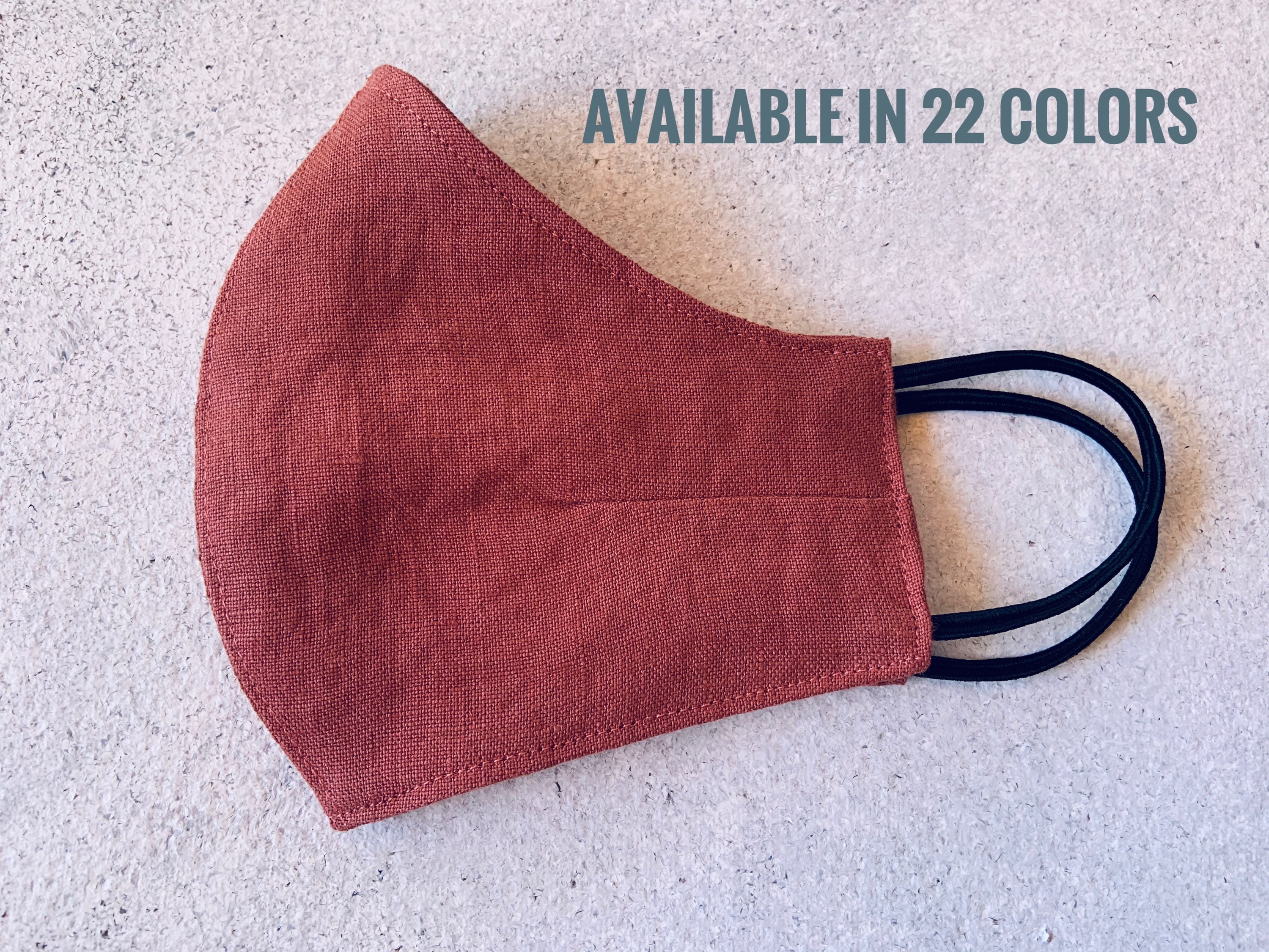 Brick Linen Face Mask Linen Mouth Mask Reusable Washable | Etsy