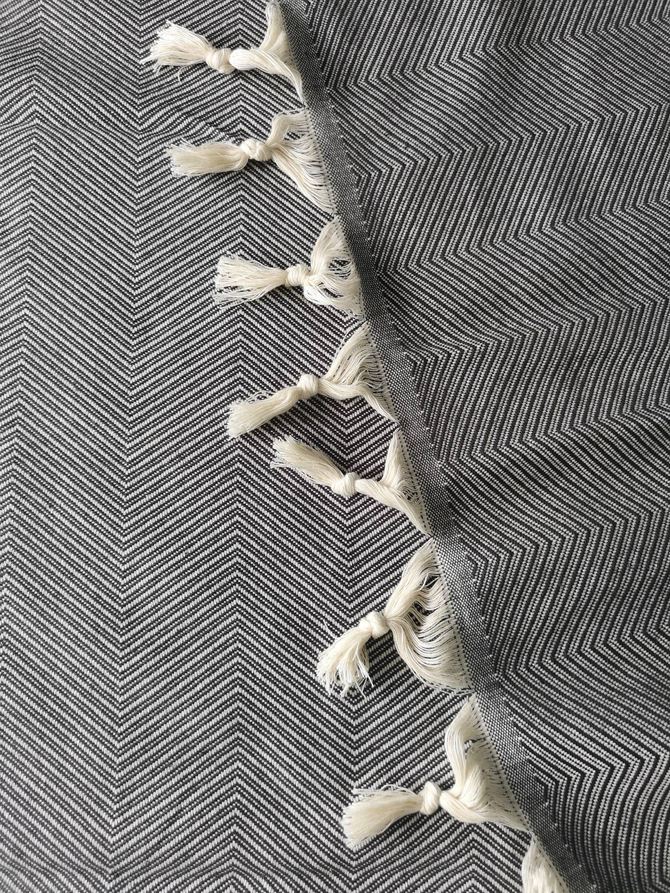 Soft Loom Throw Grey Couch Throw Blanket Fashion Home | Etsy