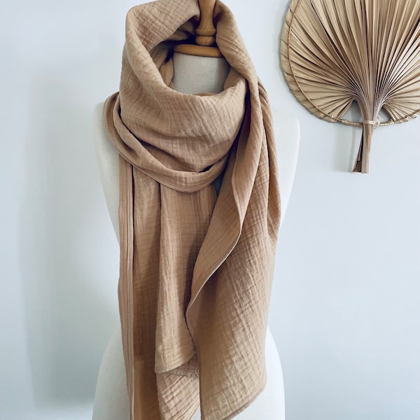 Beige Scarf - Etsy