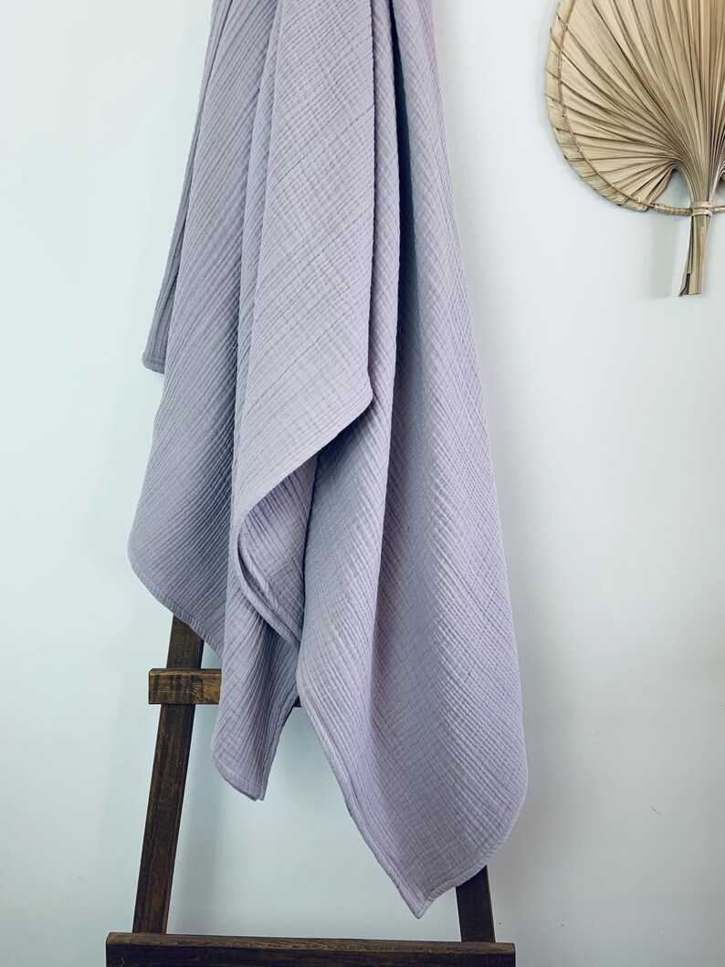 Muslin Throw Blanket Soft Cotton Throw Different Colors | Etsy