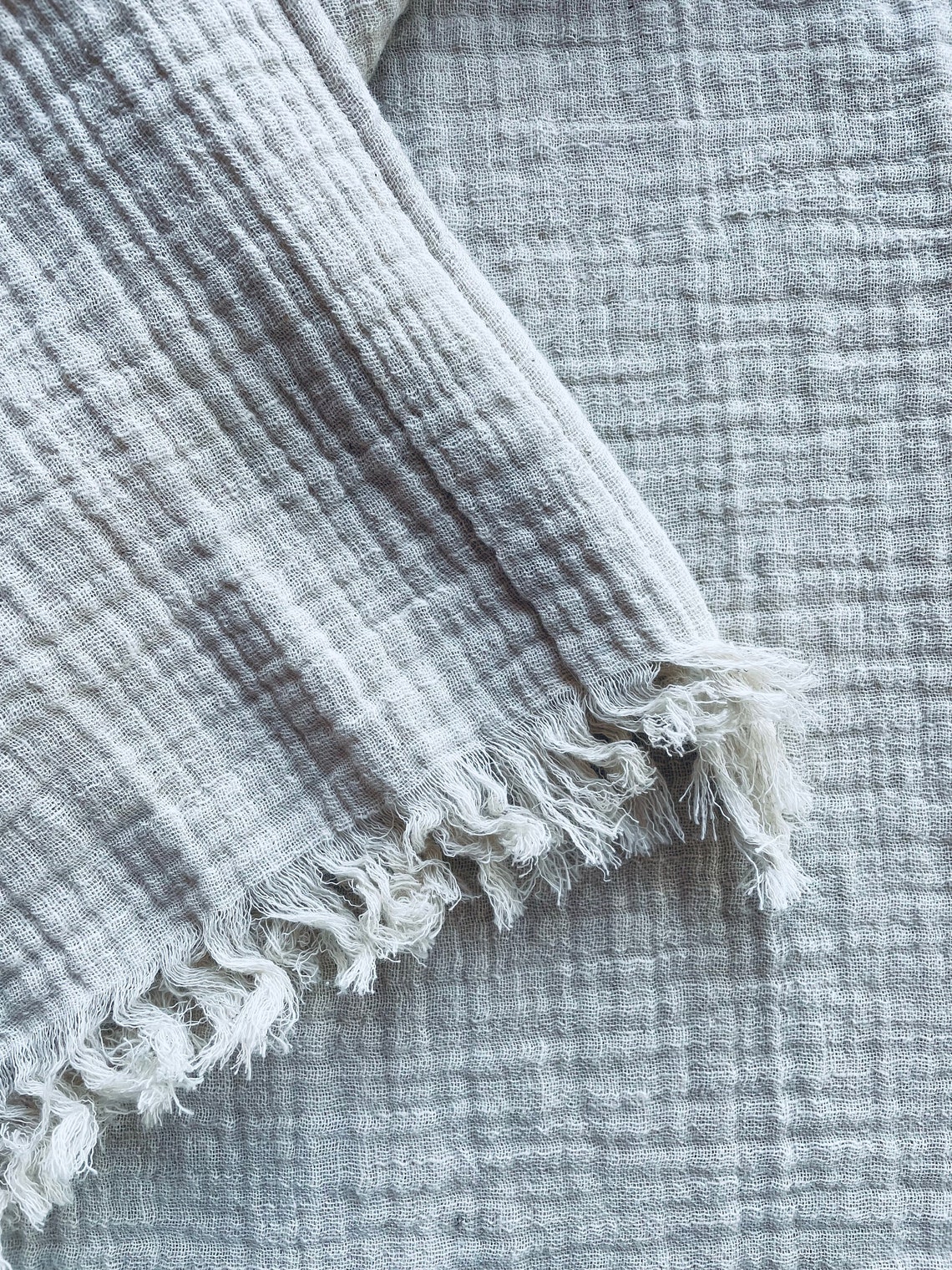 Undyed Cotton&linen Scarf - Soft Gauze Wrap - Minimalist Woman Scarves ...