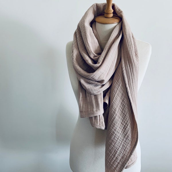 Beige Scarf - Etsy