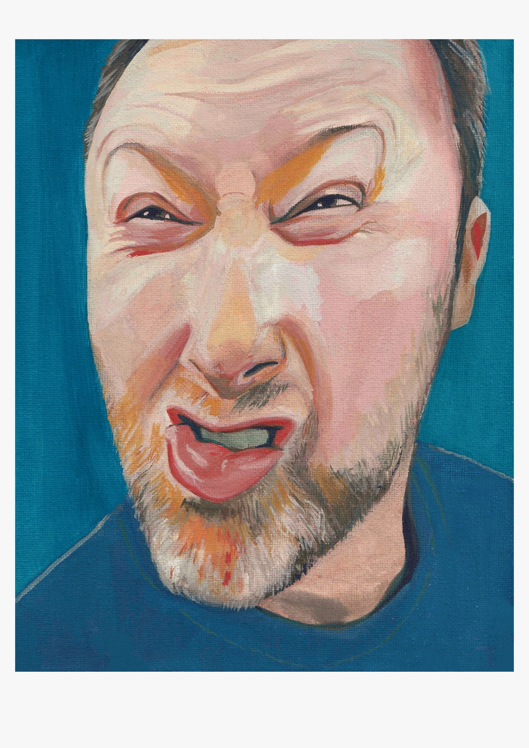 Limmy, Brian Limond, Art Print "pek Et Up" – Scottish Comedian Portrait ...