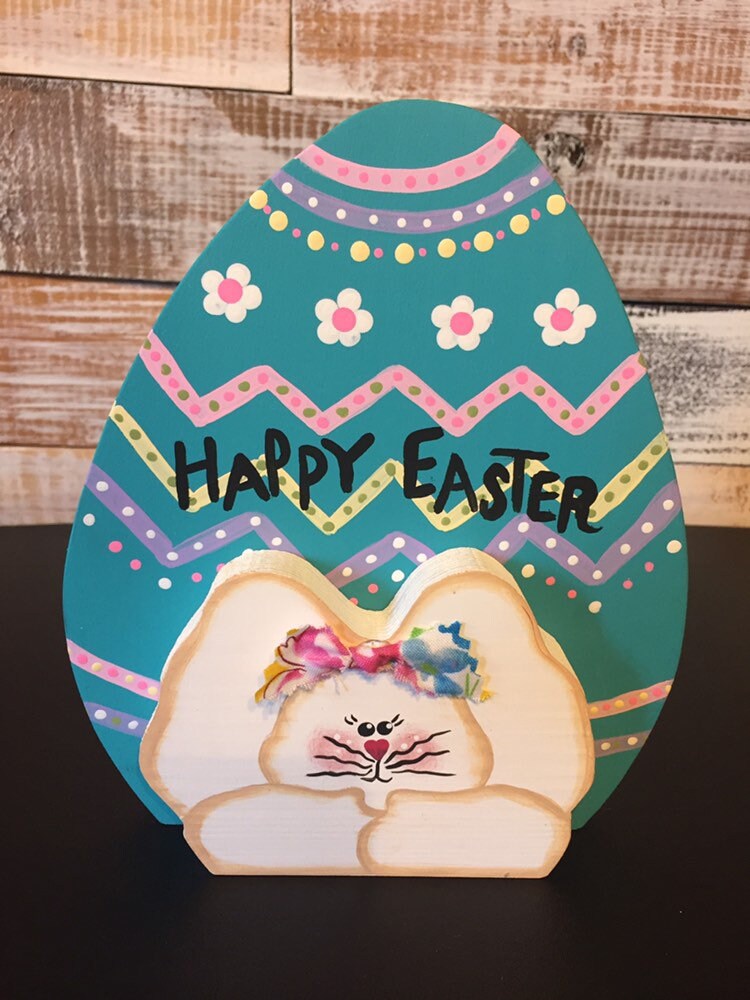 Easter egg with bunny | Etsy