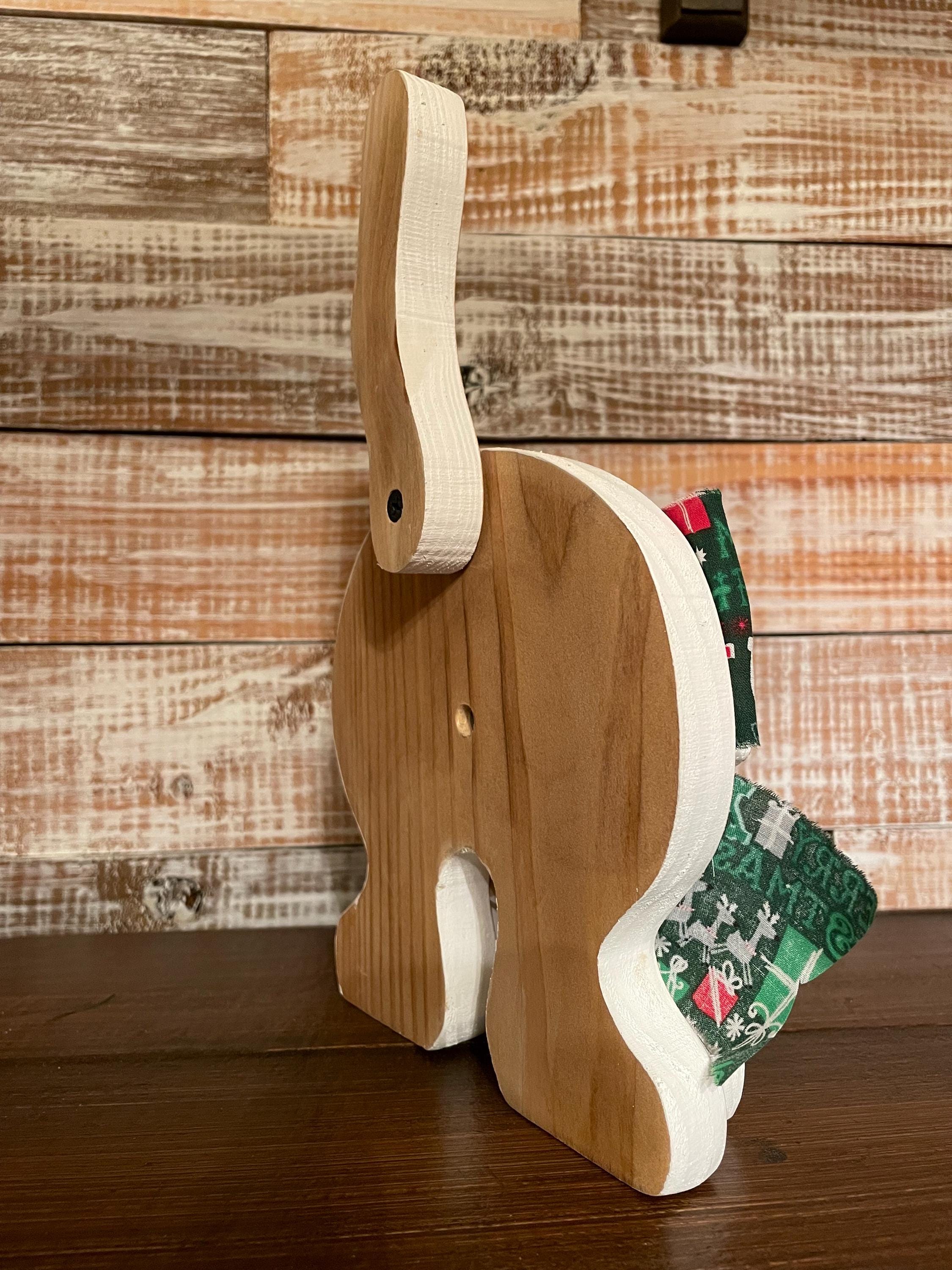 Christmas Decor. Christmas Fat Cat. Made Out of Wood. - Etsy