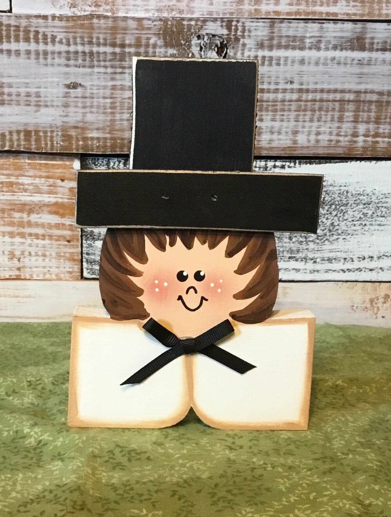 Thanksgiving Decor. Set of Two Cute Pilgrims a Boy and a | Etsy