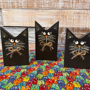 Three Cats - Etsy