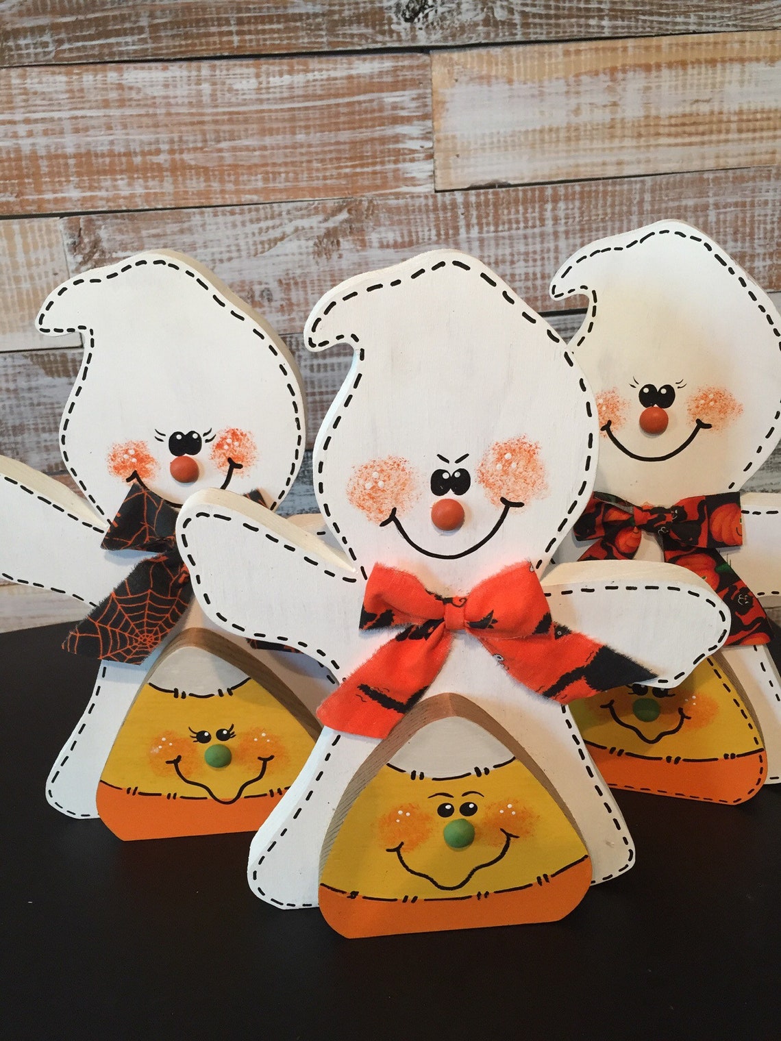 Halloween Ghost and Candy Corn - Etsy