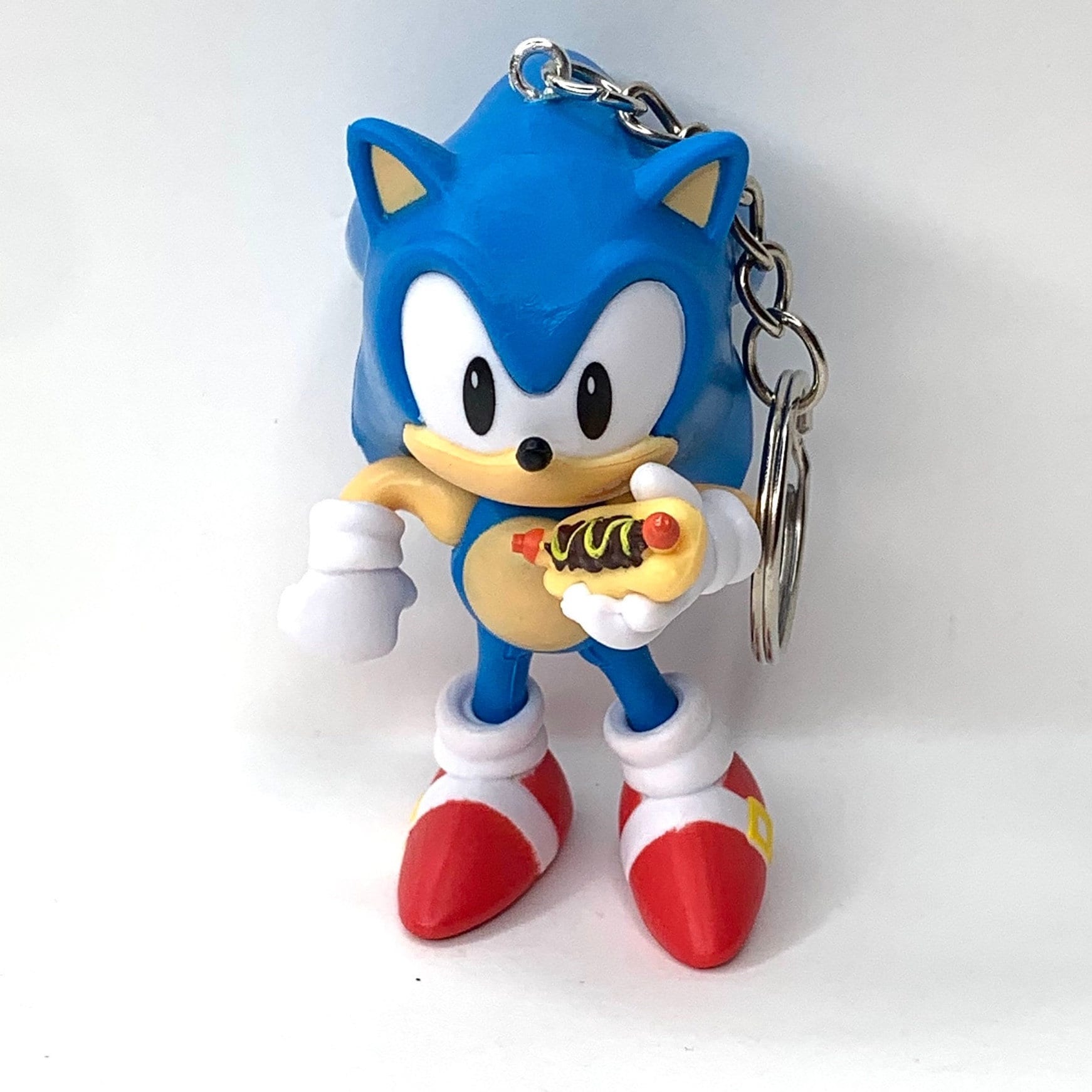 Classic Sonic the Hedgehog W/ Chili Dog 2.5 Action Figure Toy Custom ...