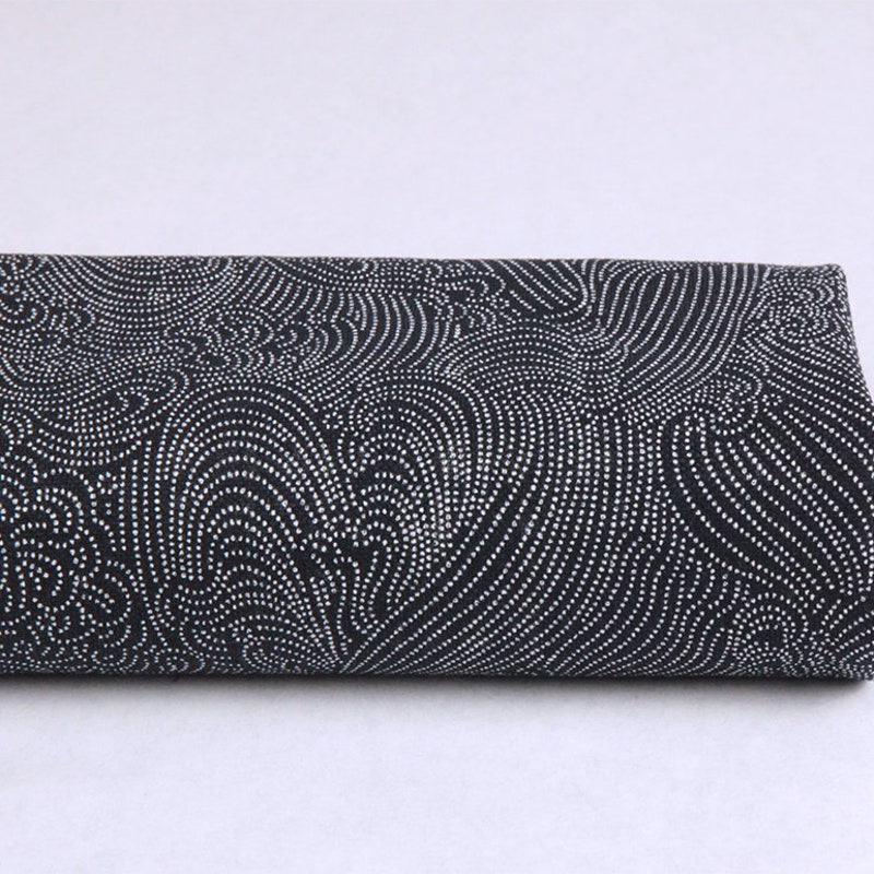 Japanese Wave Fabric - Etsy