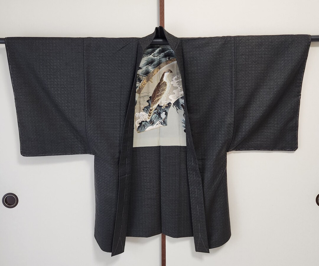 Haori for Men in Brown Color Haori for Men Japanese Vintage - Etsy