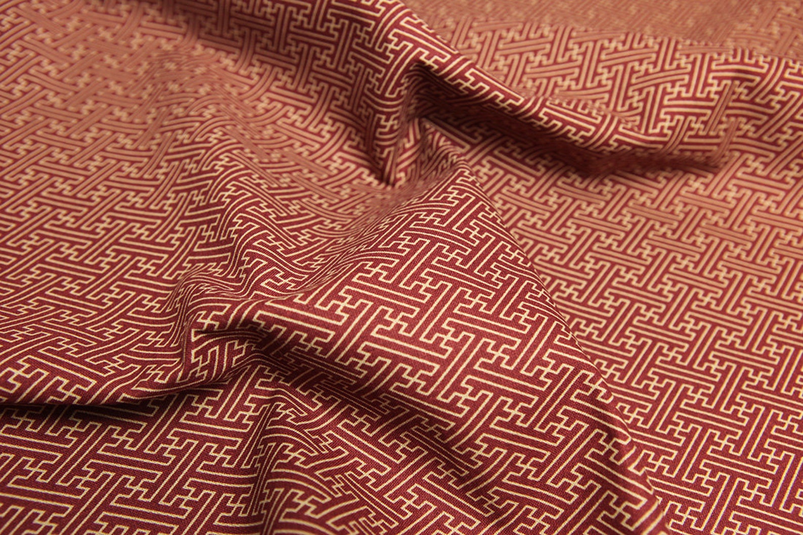 Sayagata Pattern Fabric Japanese Sayagata Sayagata Pattern | Etsy