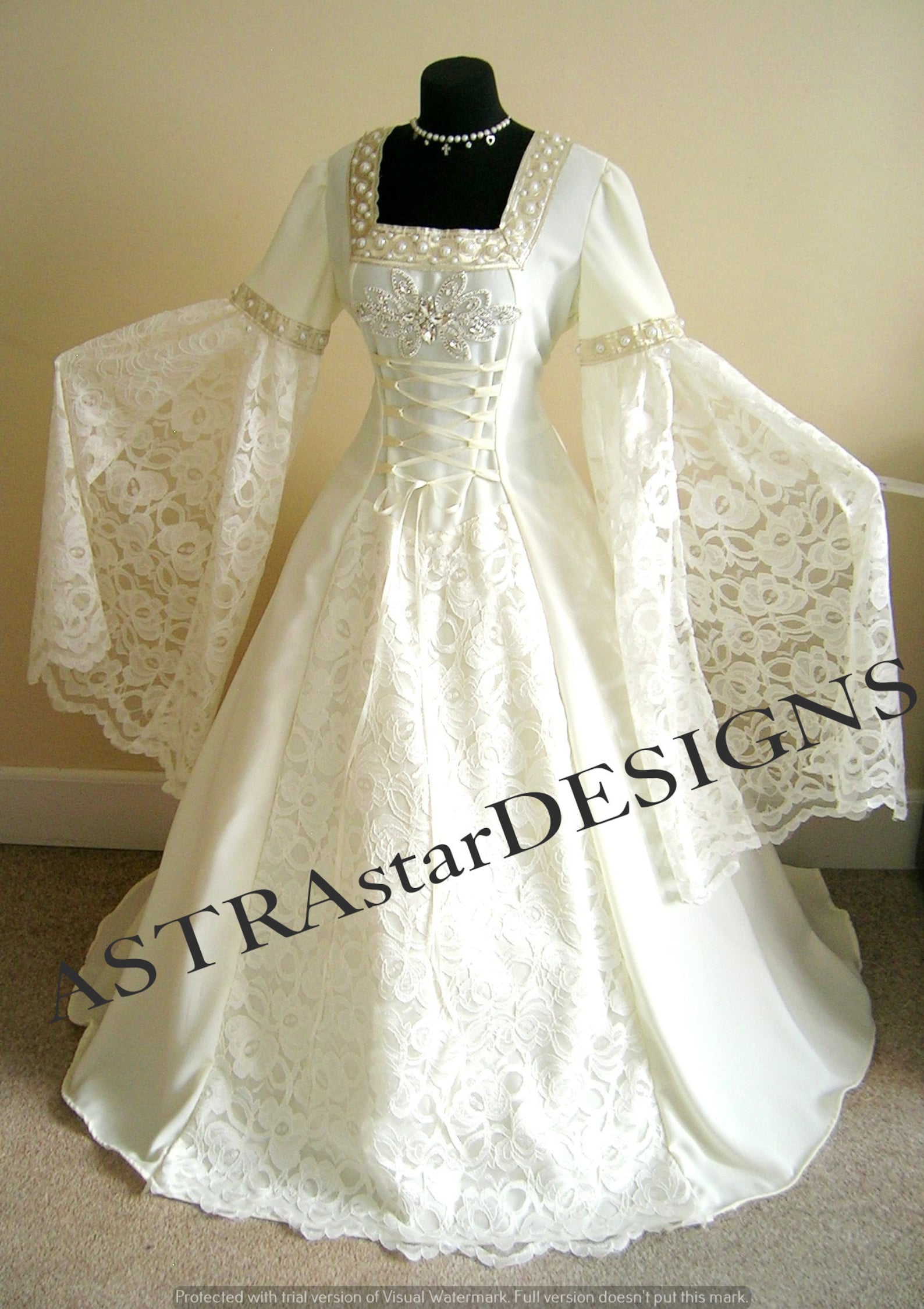 Medieval Wedding Dress ALL SIZES Halloween Costume Reenactment - Etsy UK