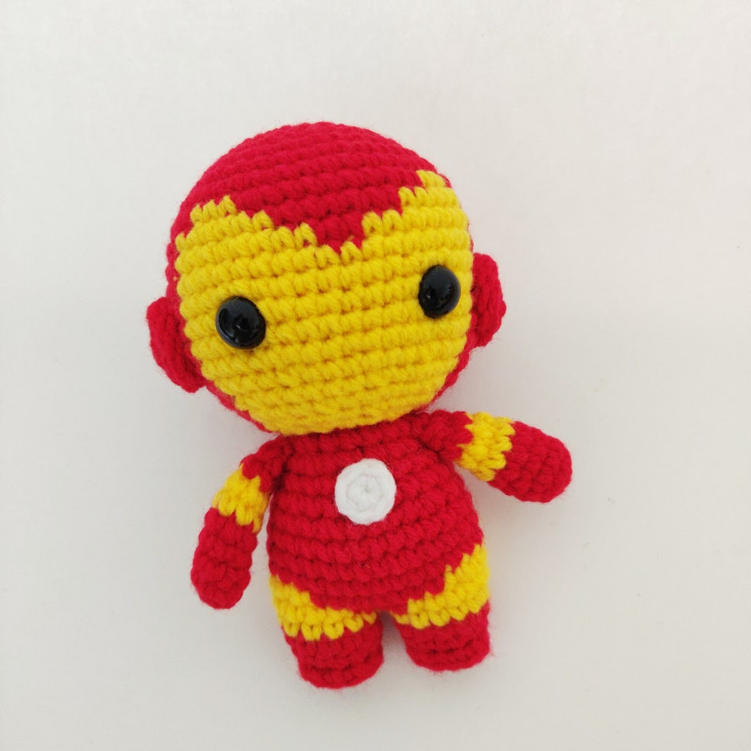 PDF PATTER: Iron Man, Crochet Iron Man, Iron Man Amigurumi, Iron Man ...