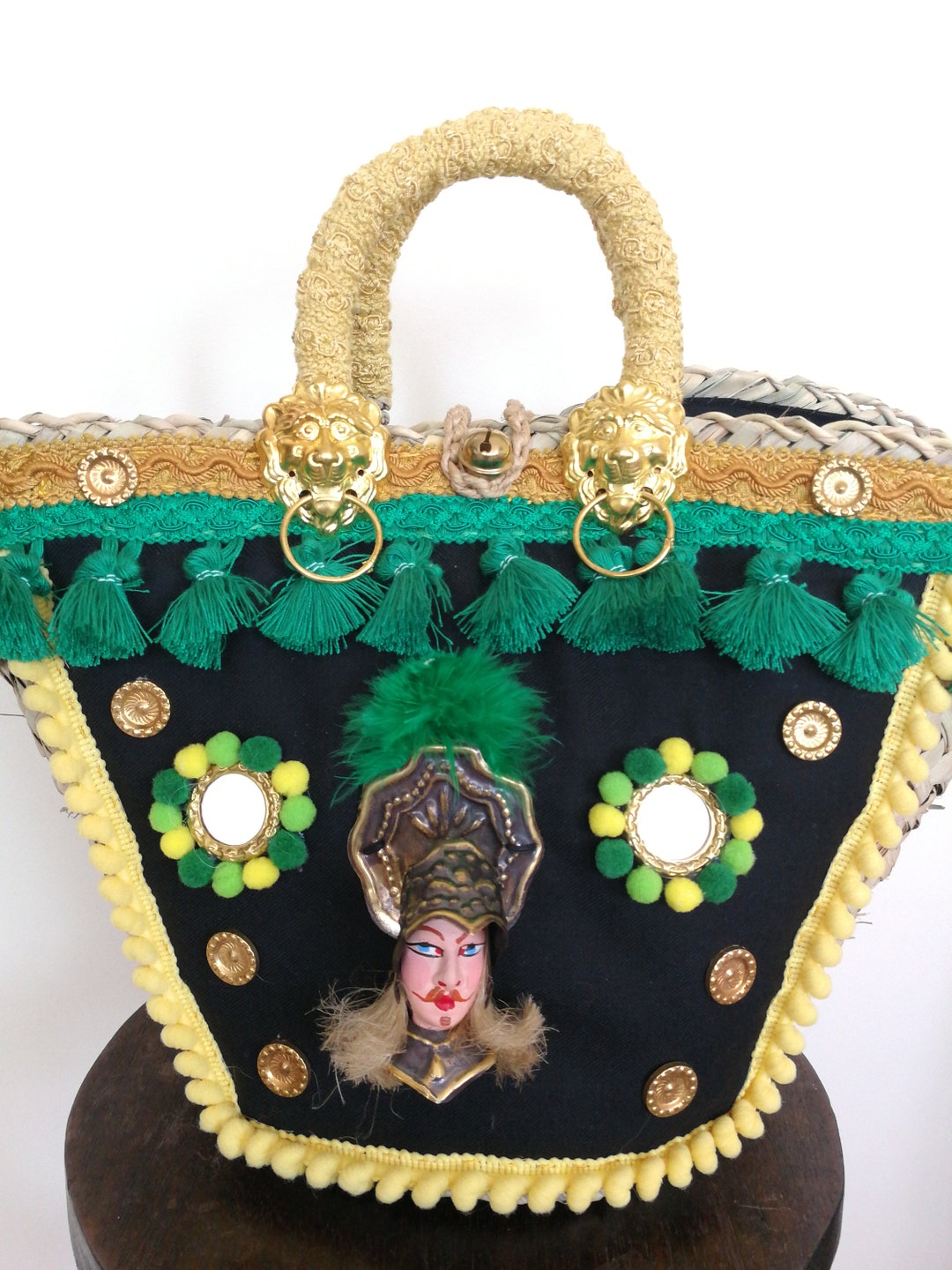 Sicilian Coffa, Sicilian Bag, Medium Size Handmade Bag, Sicilian Bag - Etsy