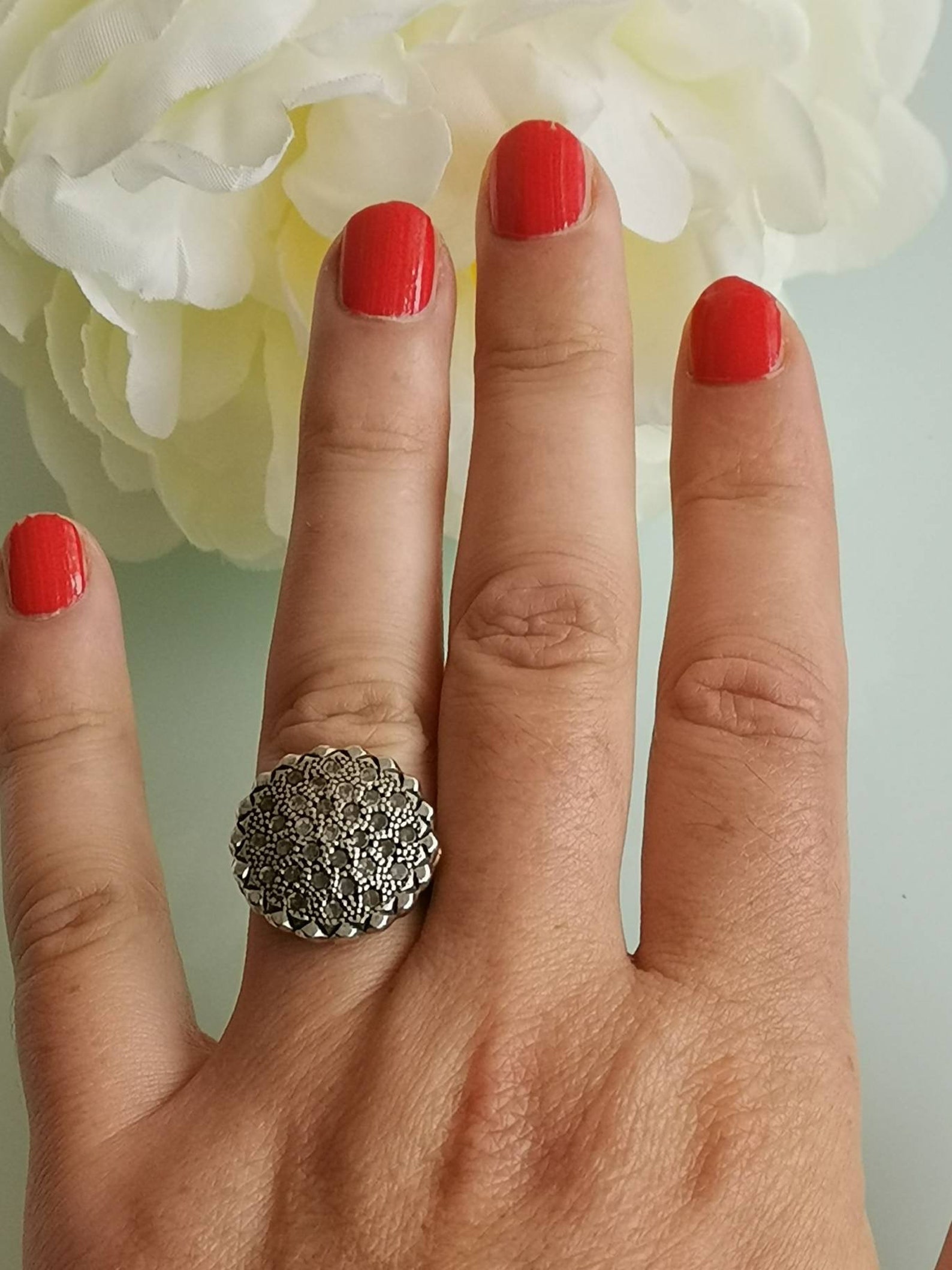 Earrings With Silver Ring 925 Italian Jewelry - Etsy