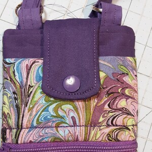 Women's Cell Phone Purse, Crossbody, Purple, Green - Etsy