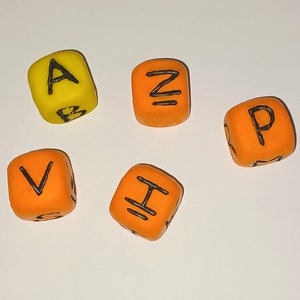 Alphabet Dice. Alphabet Learning Activity. Alphabet Game. Educational ...