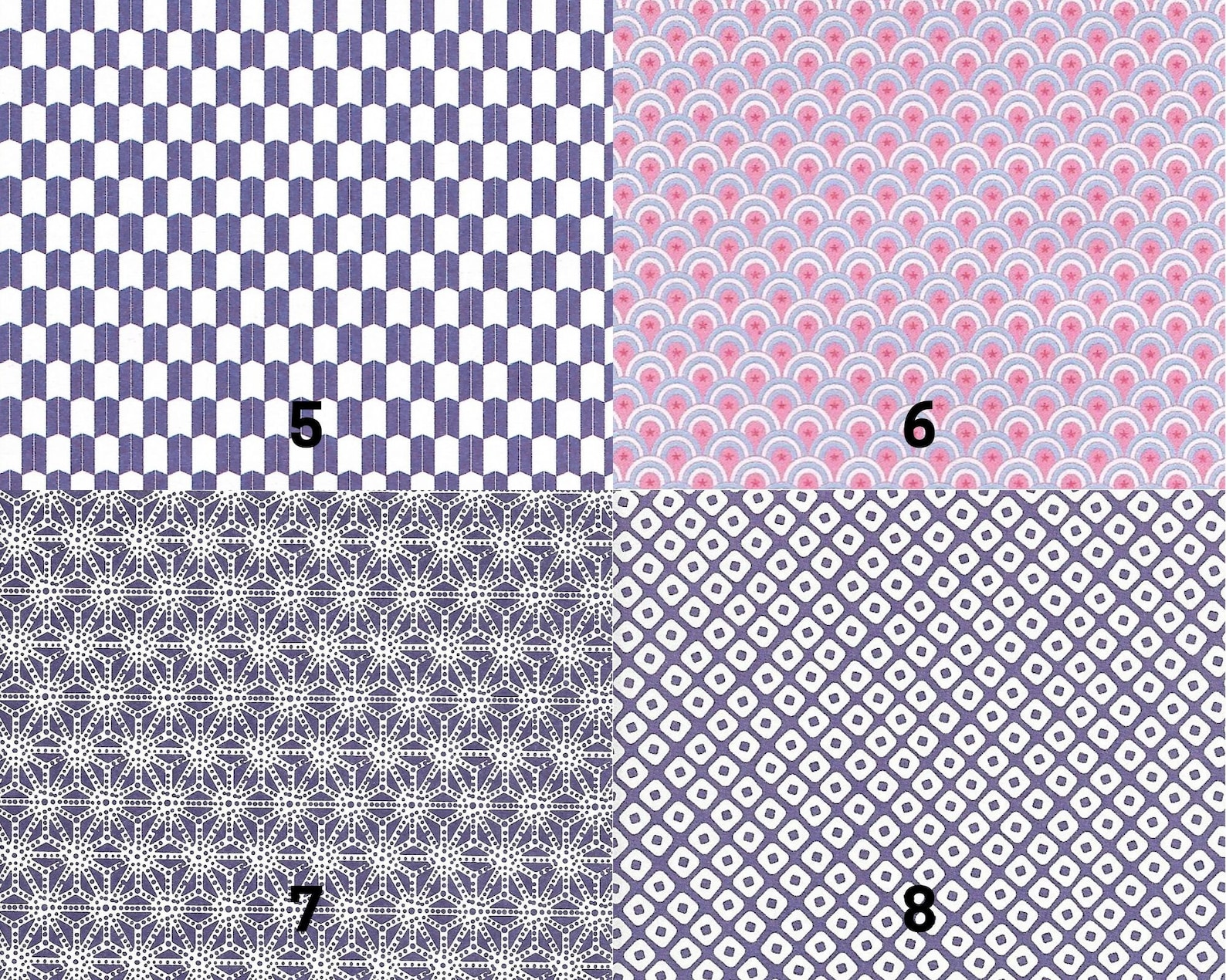 Purple Origami Pinwheel Hair Pins Origami Pinwheel Hair Pin | Etsy