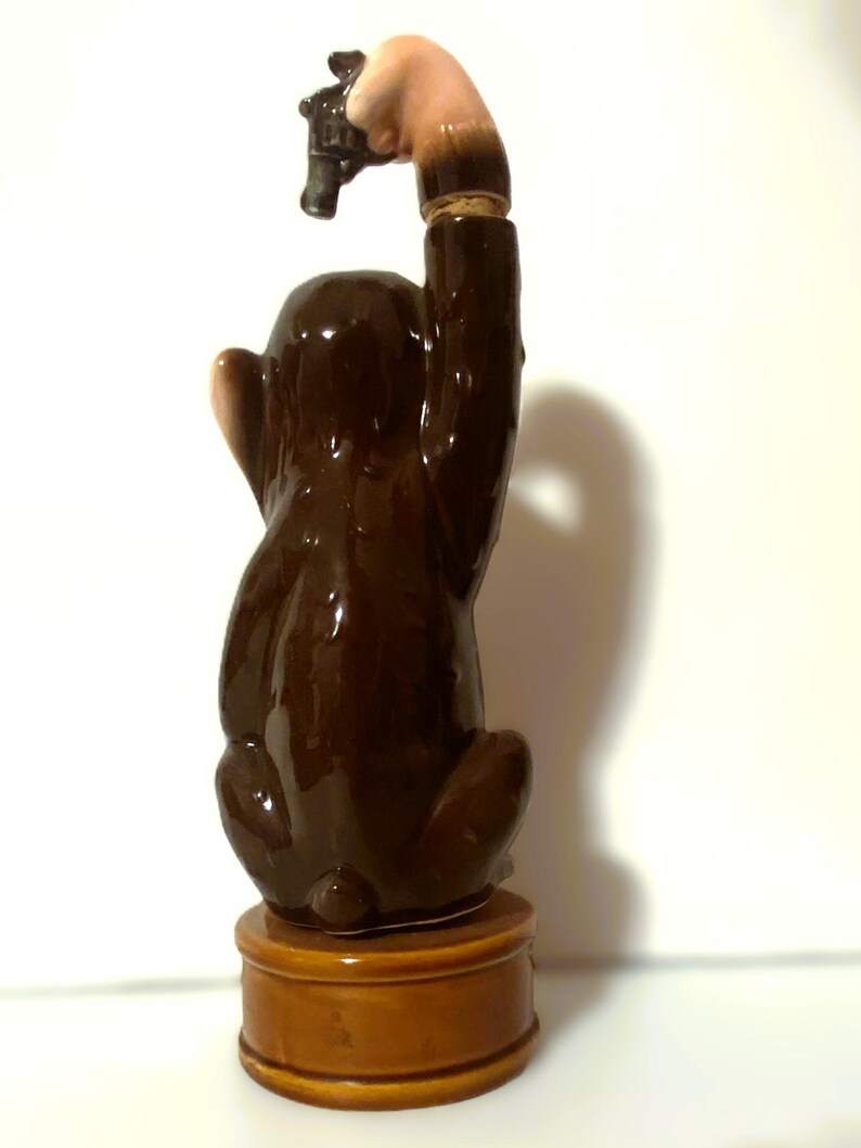 Monkey Holding Gun to Head Decanter and Music Box - Etsy