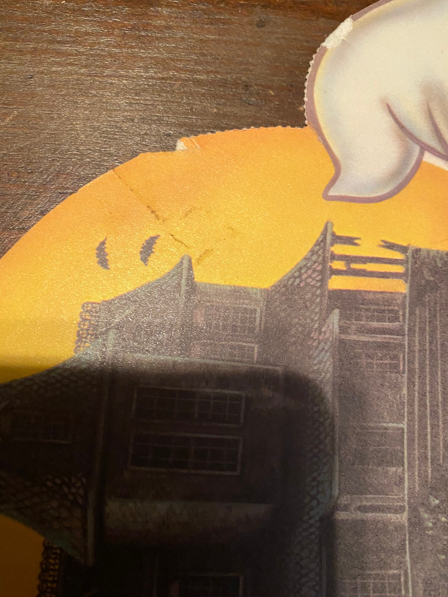 1983 Beistle GHOSTS With Haunted House Cut Out Vintage - Etsy