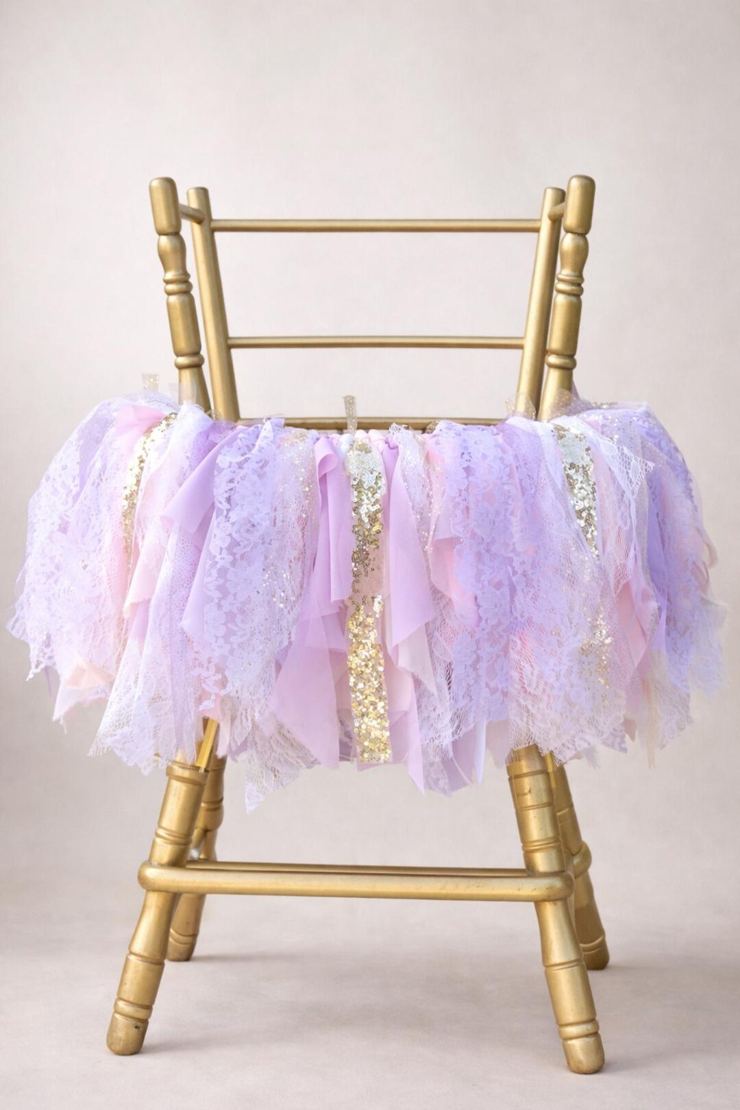 Highchair Banner Girl, High Chair Banner Girl, Pink and Lavender ...