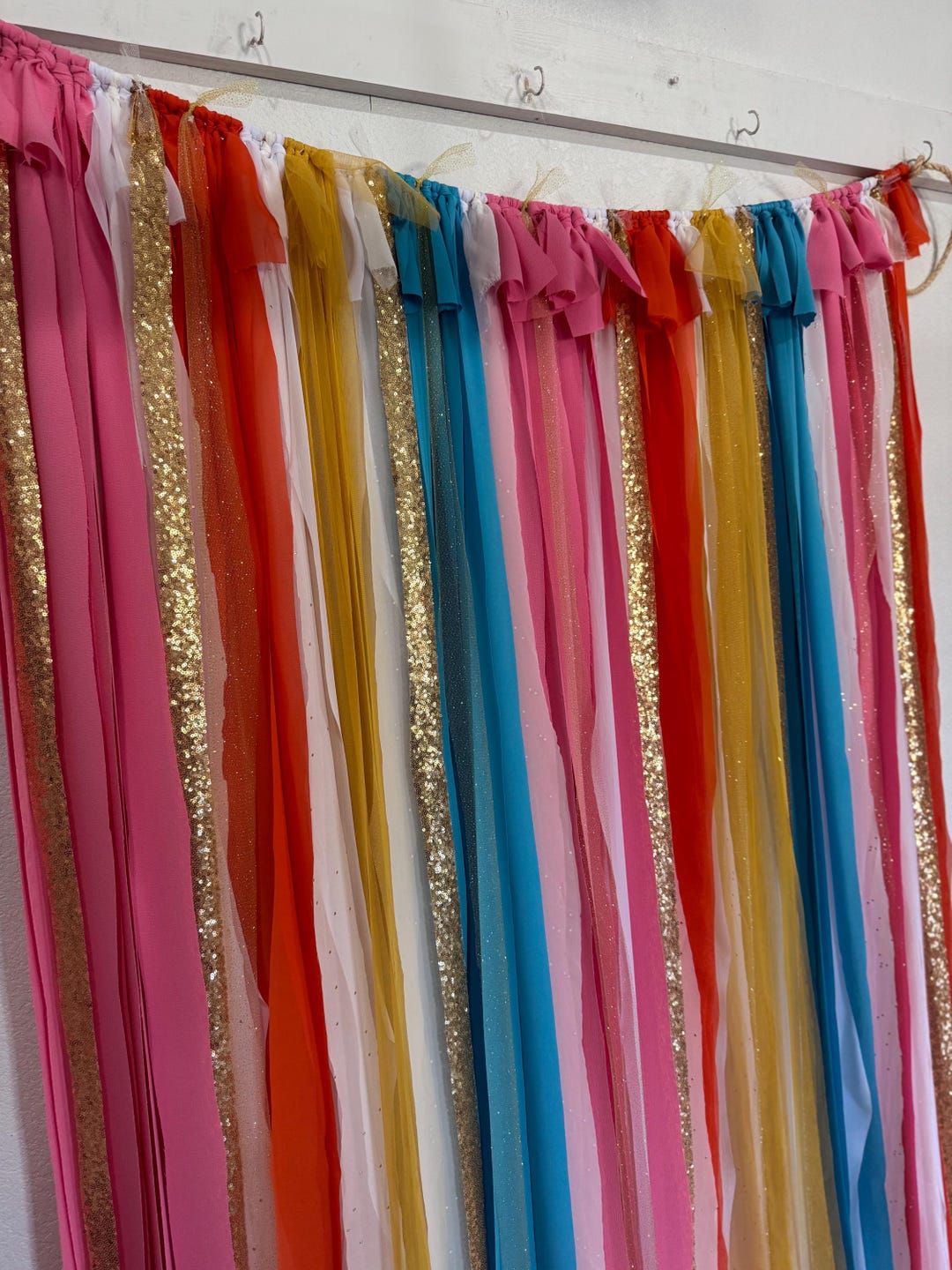 Retro Party Backdrop, Boho Party Photo Backdrop, Boho Party Decor, 70s ...