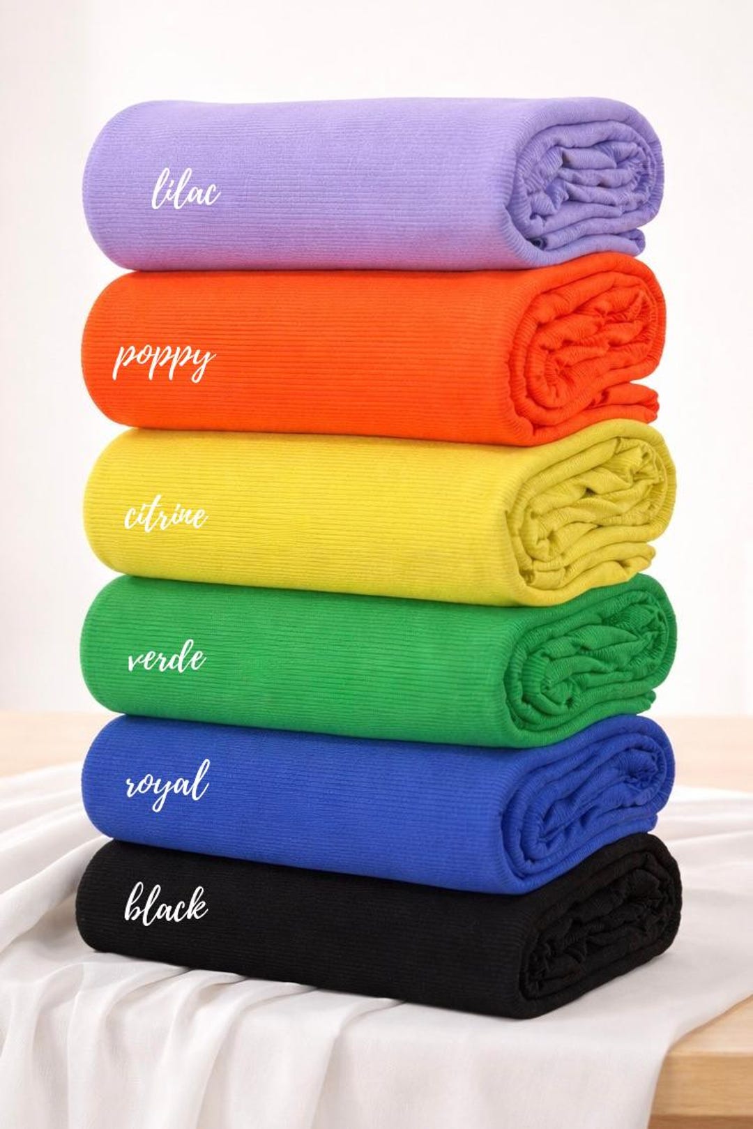 4-way Stretch Rib Knit Fabric | Medium Weight, High Recovery - Etsy