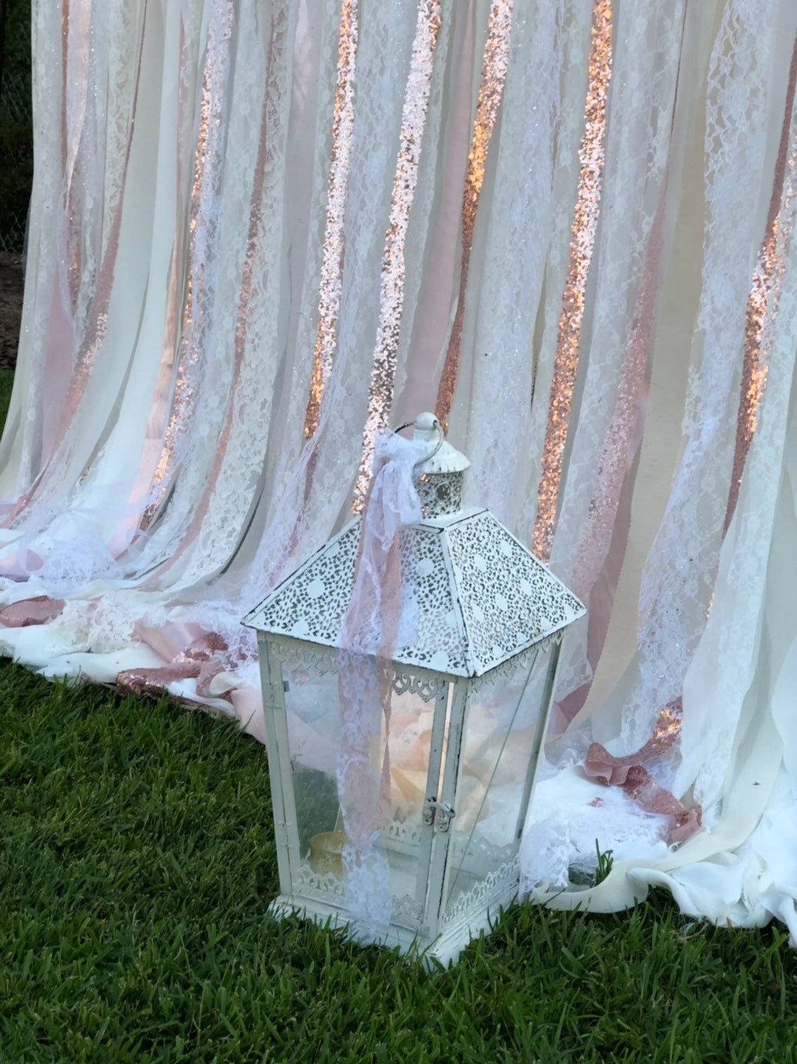 Rose Gold Wedding Backdrop, Wedding Backdrop, Wedding Backdrop Ceremony ...