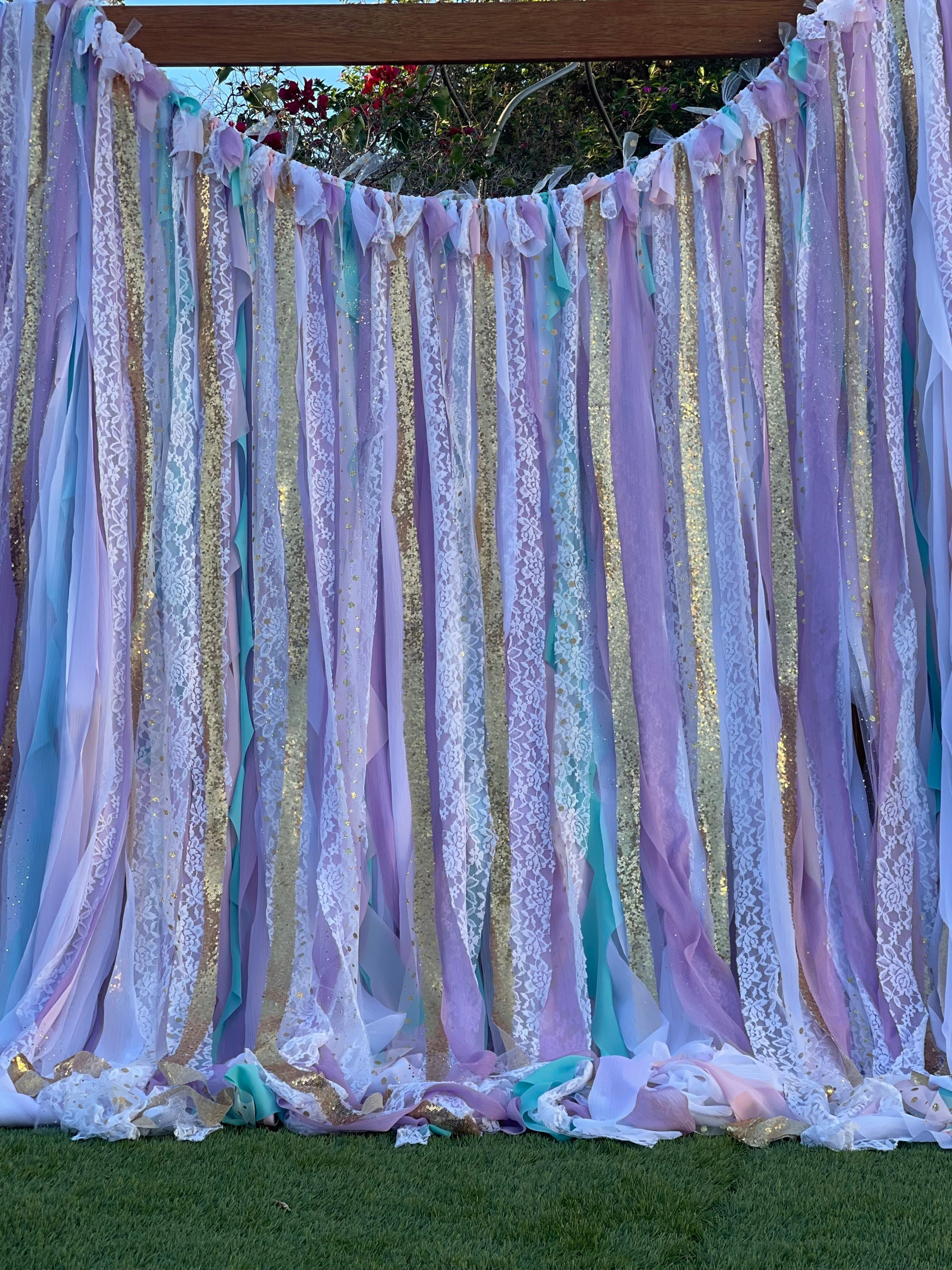 Pastel Rainbow Backdrop Pastel Party Decor Pastel Party - Etsy