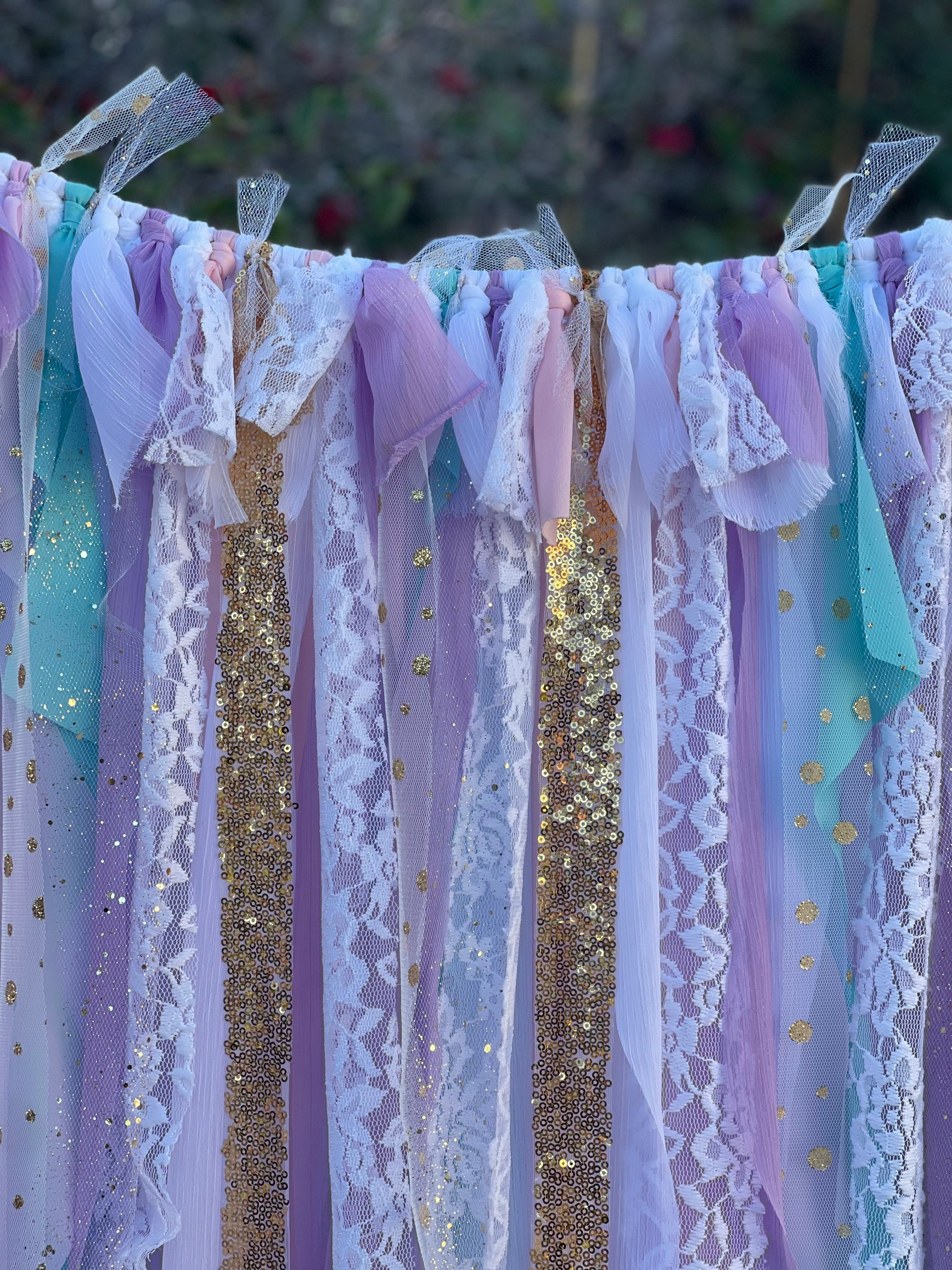 Pastel Rainbow Backdrop, Pastel Party Decor, Pastel Party Decorations ...