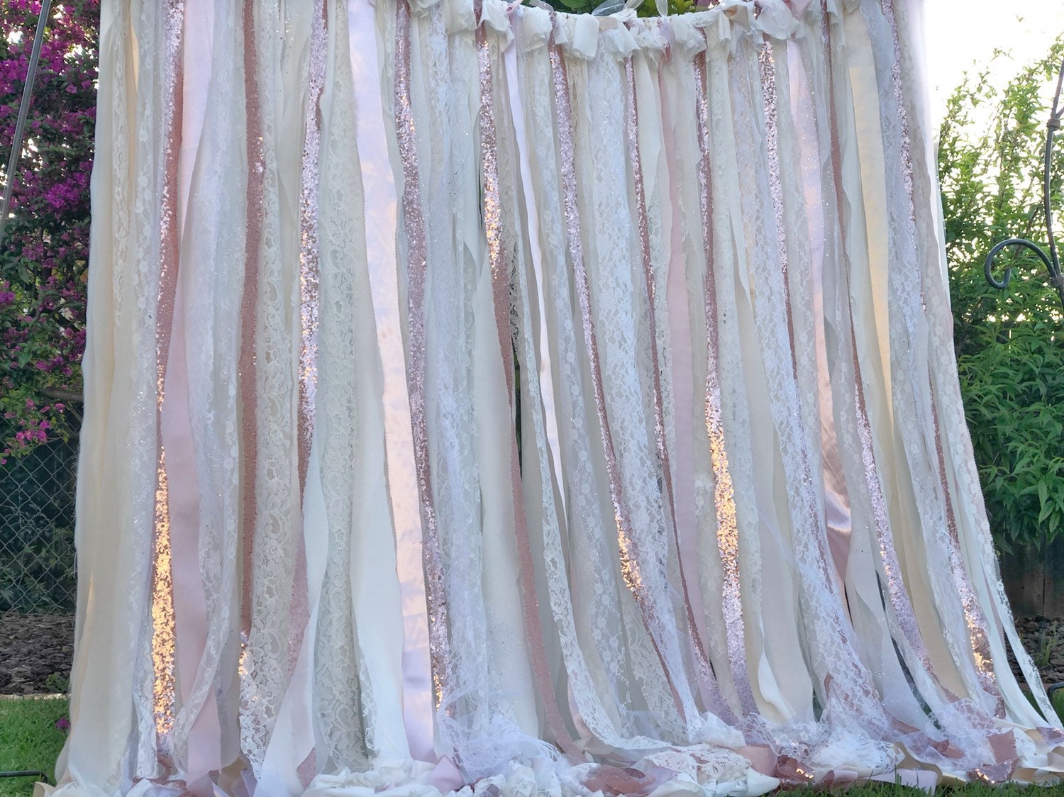 Rose Gold Wedding Backdrop, Wedding Backdrop, Wedding Backdrop Ceremony ...