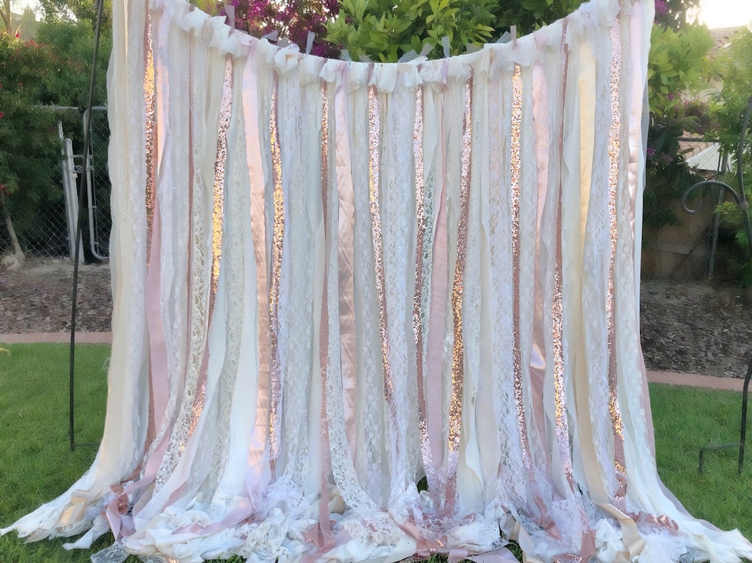 Rose Gold Wedding Backdrop, Wedding Backdrop, Wedding Backdrop Ceremony ...