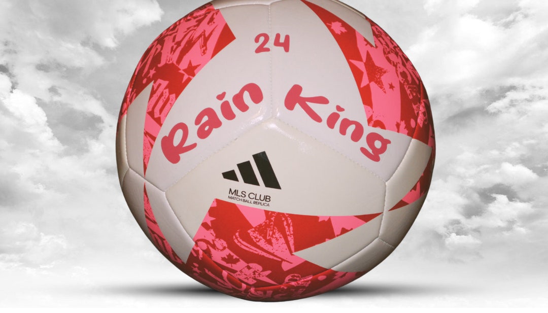 Customized Personalized MLS Club Soccer Ball Red/white/pink - Etsy