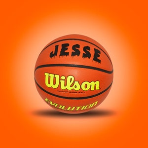 Customized Personalized Wilson Evolution Indoor NCAA Basketball in ...