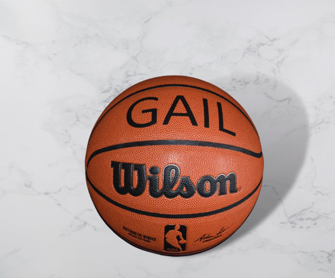Customized Personalized Wilson Authentic NBA Indoor Competition Game ...