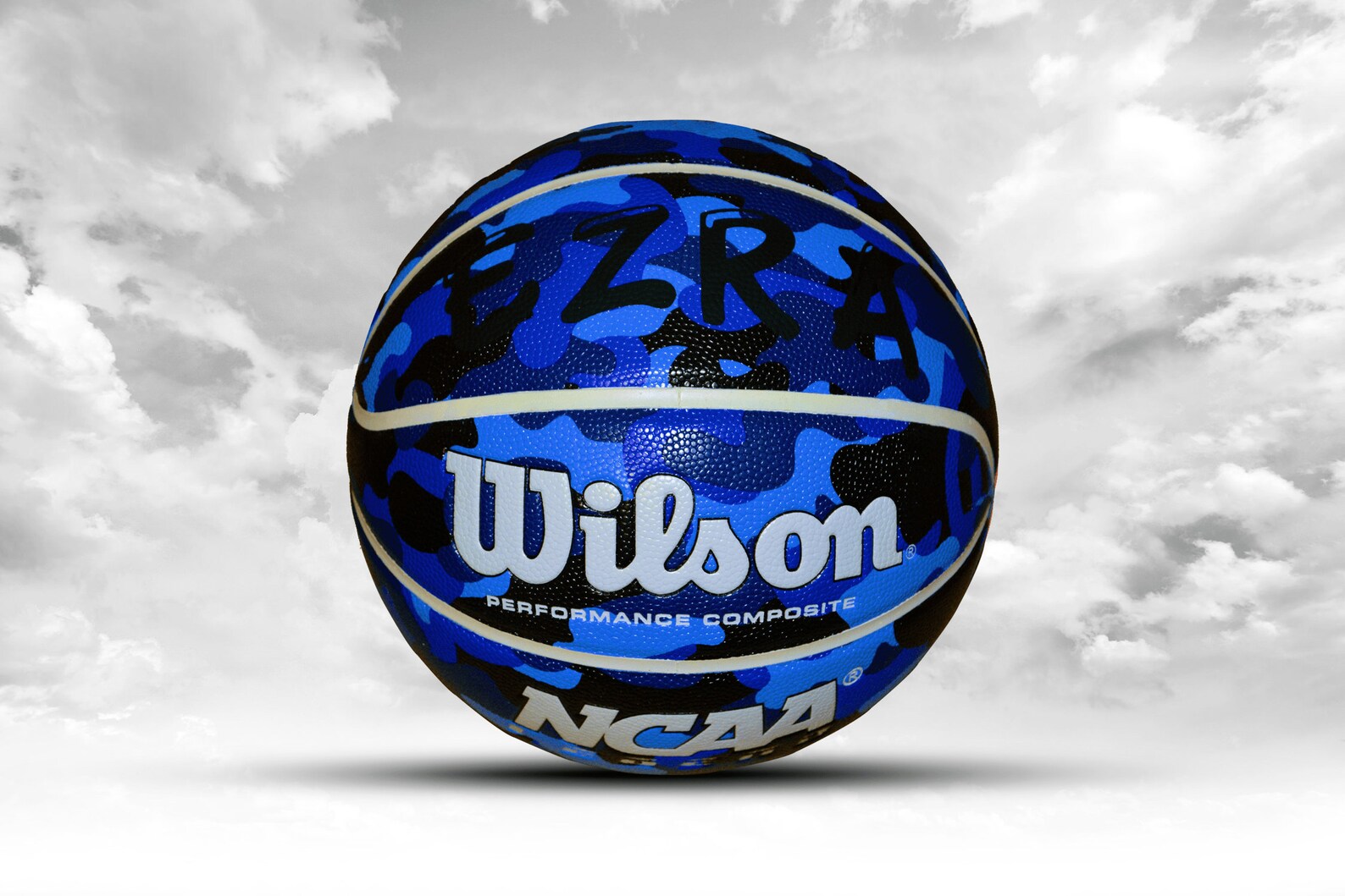 Customized Personalized Wilson NCAA Legends Blue Camo | Etsy