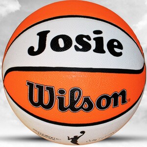 Customized Personalized Wilson WNBA Authentic Indoor/outdoor Basketball ...