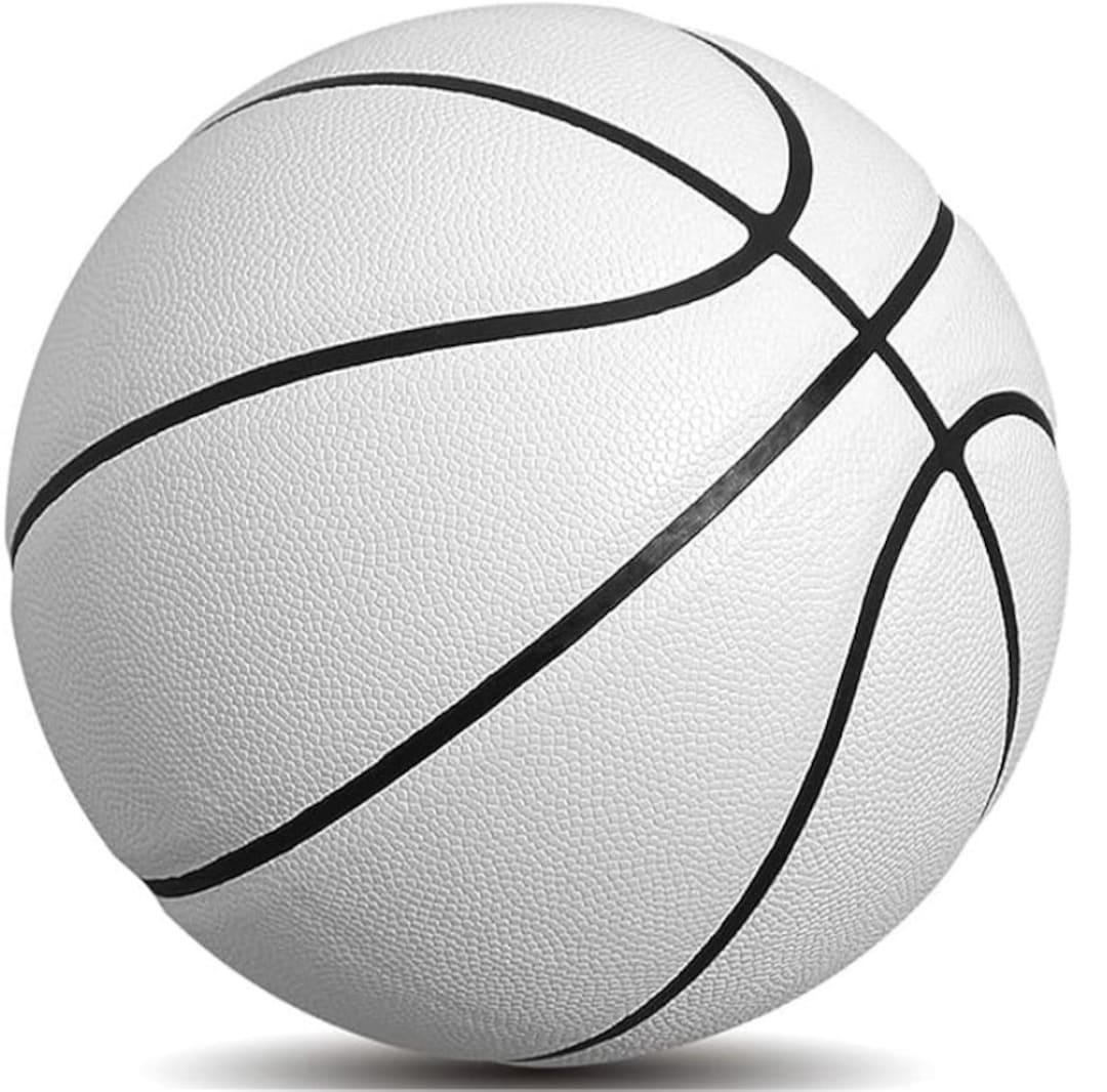 NO LOGO - BLANK Indoor/outdoor White Basketball - Unleash Your ...