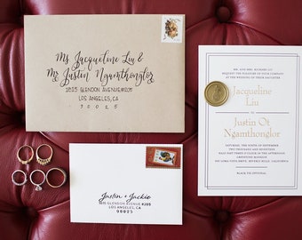Beautiful Calligraphy Envelope Addressing for Weddings and - Etsy