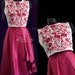 Colorful Chiapas Style Dress. Custom-made Hand Embroidered Cultural 2 Piece Outfit. Quinceañera ...